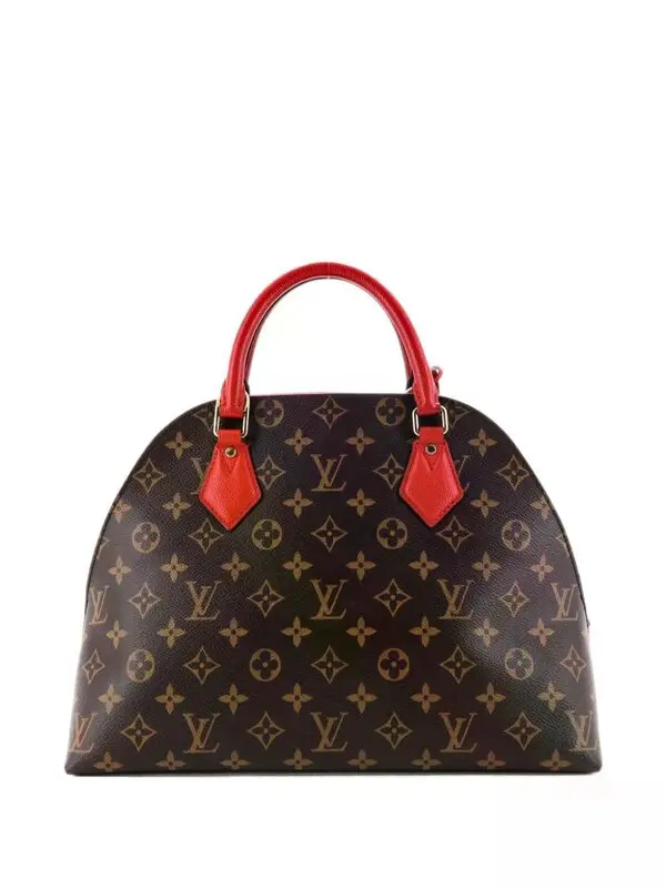 LOUIS VUITTON Alma Bnb Handbag Monogram Canvas With Leather Satchel