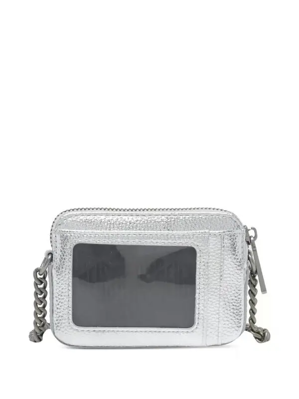 Kurt Geiger Eagle-plaque Quilted Wallet - Silver