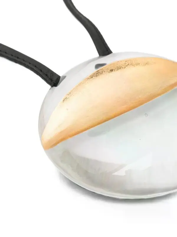 MONIES Circular-pendant Cord Necklace