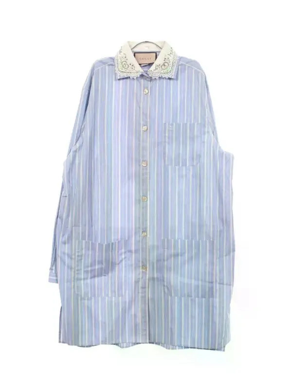 Gucci 2010s Striped Shirt Dress
