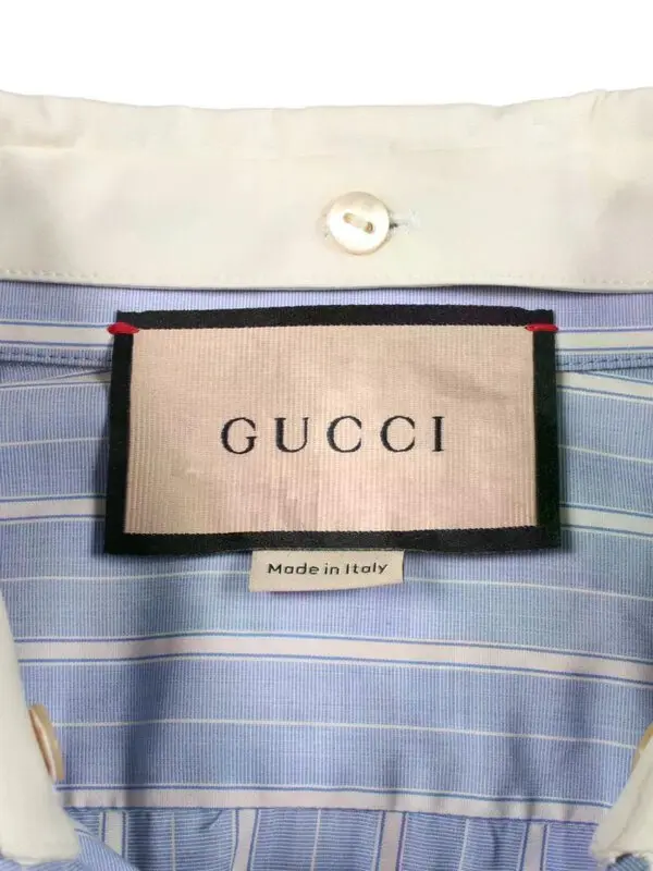 Gucci 2010s Striped Shirt Dress