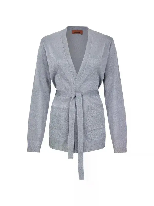 Missoni Belted Metallic-effect Cardigan