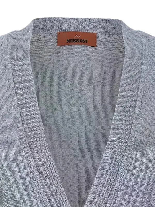 Missoni Belted Metallic-effect Cardigan