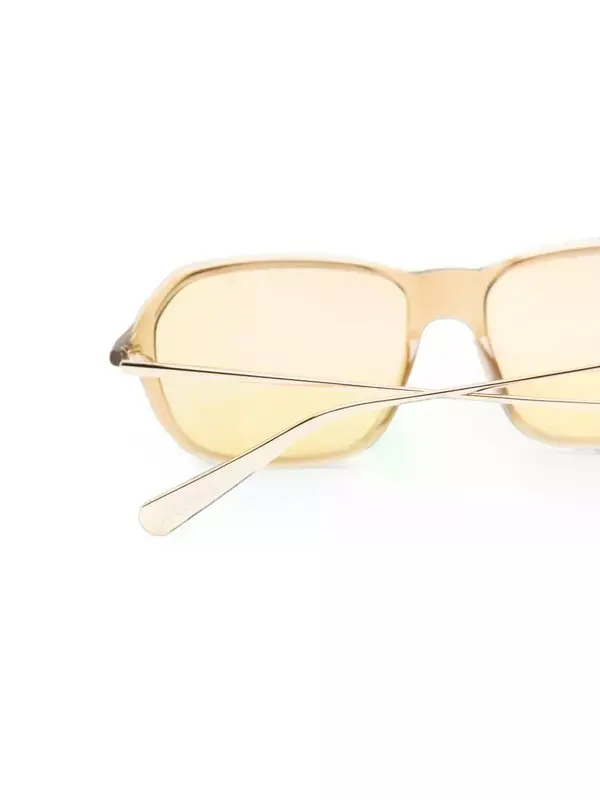 Jacquemus Geometric-frame Sunglasses - Neutrals