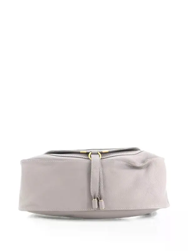 Chloé Marcie Leather Medium Satchel - Grey