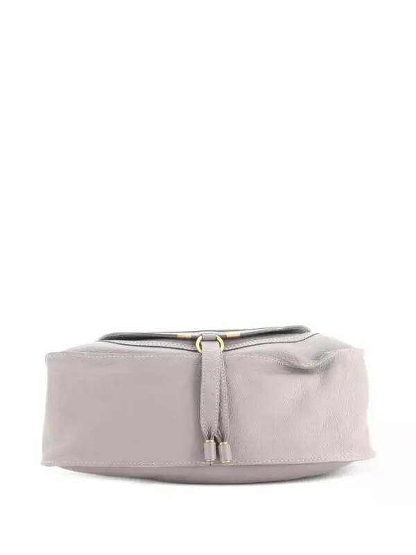 Chloé Marcie Leather Medium Satchel - Grey