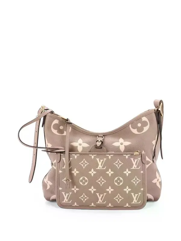 LOUIS VUITTON Carryall Bicolor Monogram Empreinte Giant Pm Hobo Bag
