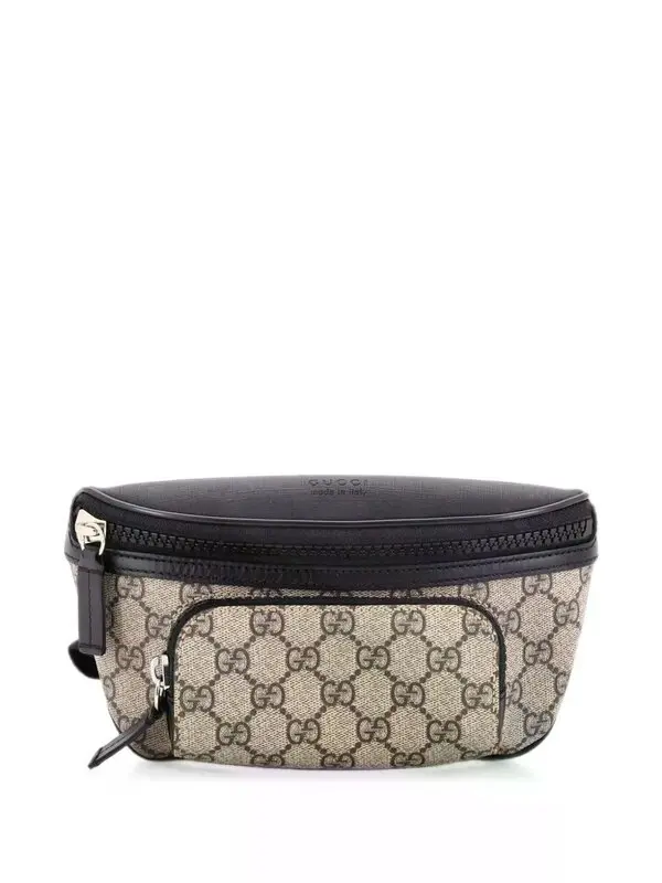 Gucci Eden Waist Bag Gg Coated Canvas Medium Belt Bag