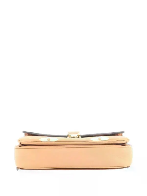 LOUIS VUITTON Bicolor Monogram Empreinte Giant Pochette Metis Crossbody Bag - Neutrals
