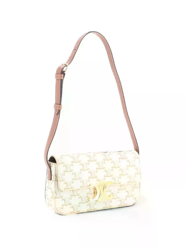 Celine Triomphe East-west Triomphe Coated Canvas Shoulder Bag