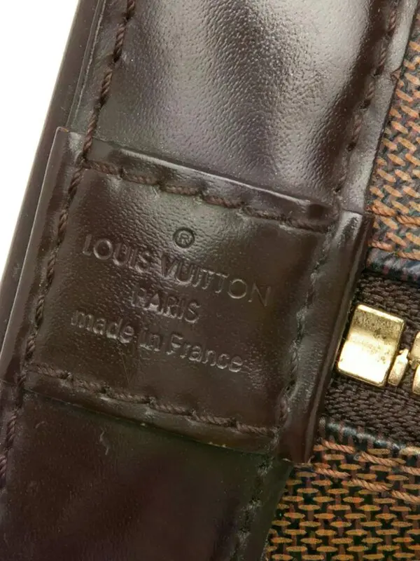 LOUIS VUITTON 2014 Damier Ebene Alma Bb Satchel