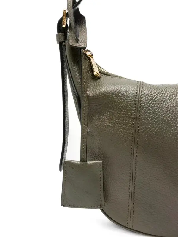 LANCEL Grained Leather Shoulder Bag