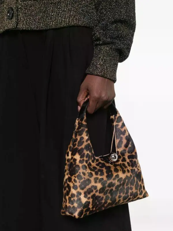 Marni Leopard-print Trapeze Tote Bag