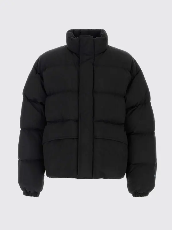 JIL SANDER Quilted High Neck Puffer Jacket - Black