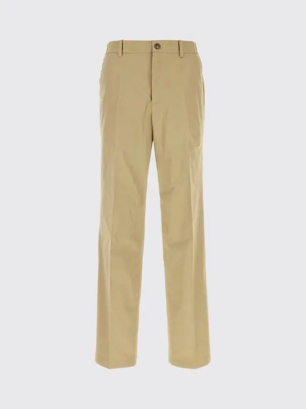 A.p.c. Dylan Straight Fit Cotton Chino Trousers With Mid-rise Waist - Beige
