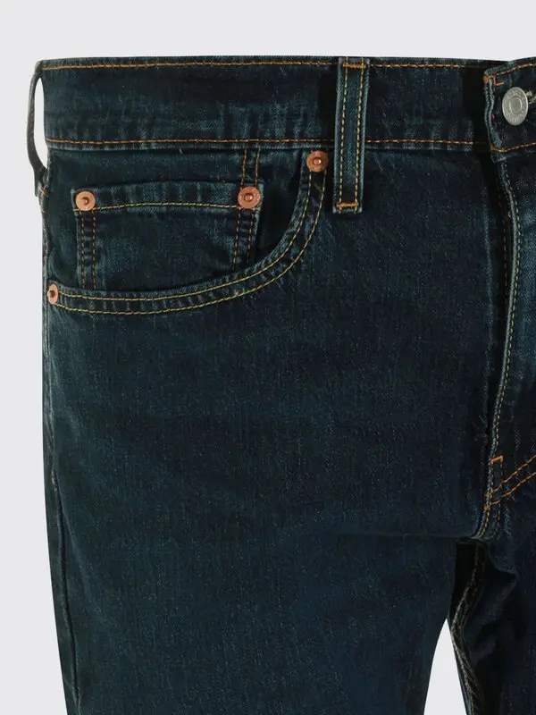 LEVI'S Tapered Fit Mid-rise Stretch Cotton Jeans - Blue