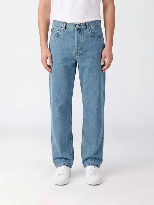 Dries Van Noten Mid-rise Wide-leg Jeans In Cotton Denim - Blue