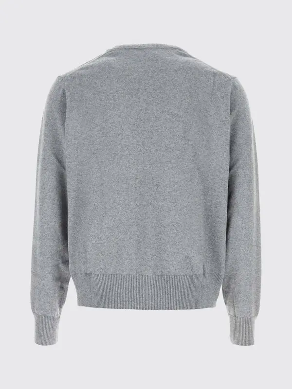 VIVIENNE WESTWOOD Cotton And Cashmere Sweater With Orb Logo - Grey