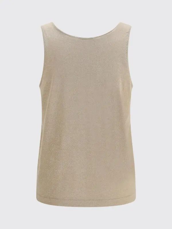 Brunello Cucinelli Slim Fit Cashmere And Silk Top - Brown