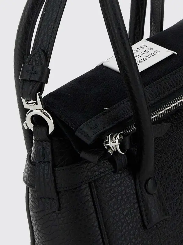 MAISON MARGIELA 5ac Classique Micro Leather Handbag With Strap