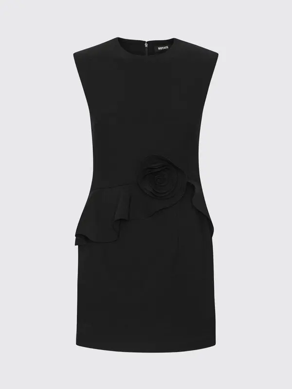 ROTATE BY BIRGER CHRISTENSEN Sleeveless Ruffled Recycled Fabric Mini Sheath Dress