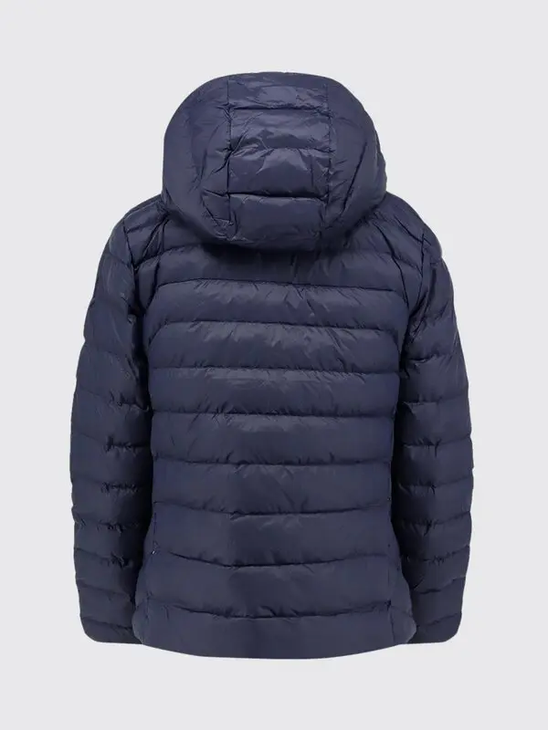 Polo Ralph Lauren Short Nylon Hooded Puffer Jacket With Embroidered Pony Logo - Navy