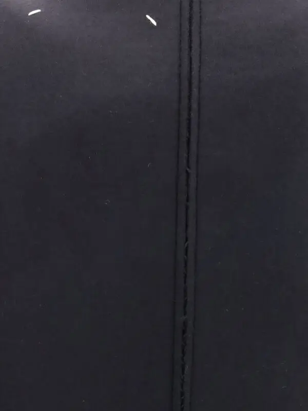 MAISON MARGIELA Sleeveless Midi Sheath Dress In Wool With Four Stitches