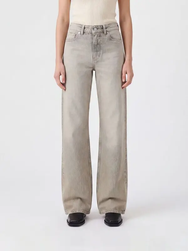 Our Legacy High-waisted Flared Jeans In Cotton