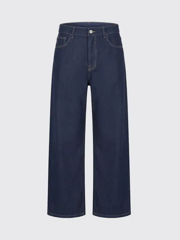 RÓHE Mid-rise Wide-leg Jeans In Cotton With Five Pockets