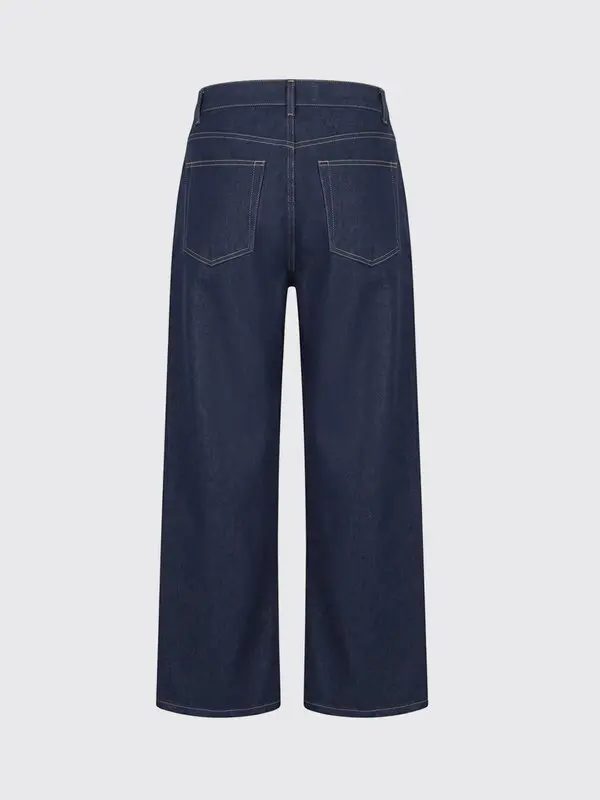 RÓHE Mid-rise Wide-leg Jeans In Cotton With Five Pockets