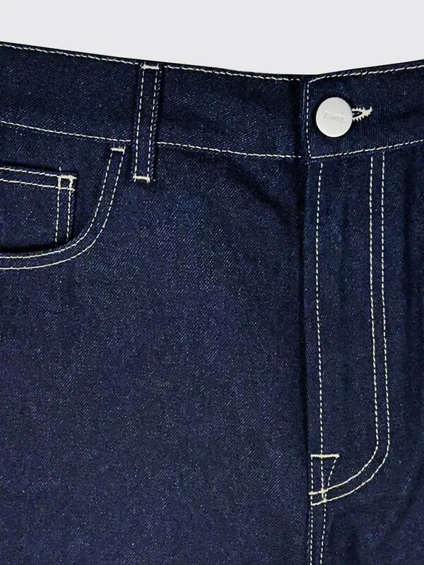 RÓHE Mid-rise Wide-leg Jeans In Cotton With Five Pockets