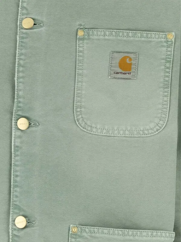 Carhartt Work In Progress Og Chore Jacket In Organic Cotton With Velvet Collar