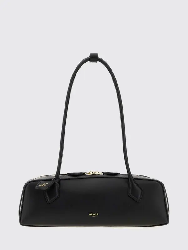 Alaïa Le Teckel Leather Shoulder Bag - Black