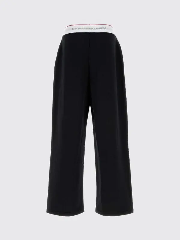Dsquared2 Cotton Jersey Jogging Pants With Logo Waistband