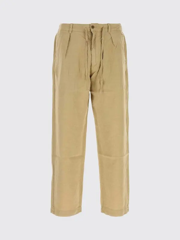 Polo Ralph Lauren Slim Fit Linen Drawstring Pants - Beige