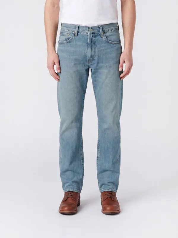 Polo Ralph Lauren Straight Fit Cotton Denim Jeans With Embroidered Pony Logo