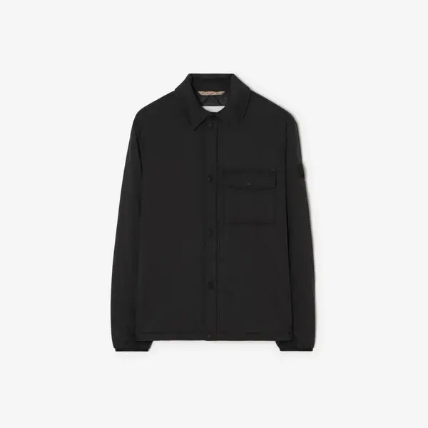 Burberry Nylon Dalewood Overshirt - Black