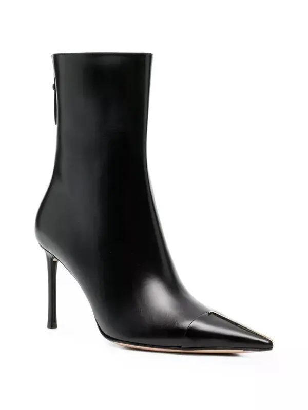 TOM FORD Metal-tip Pointed-toe Ankle Boots