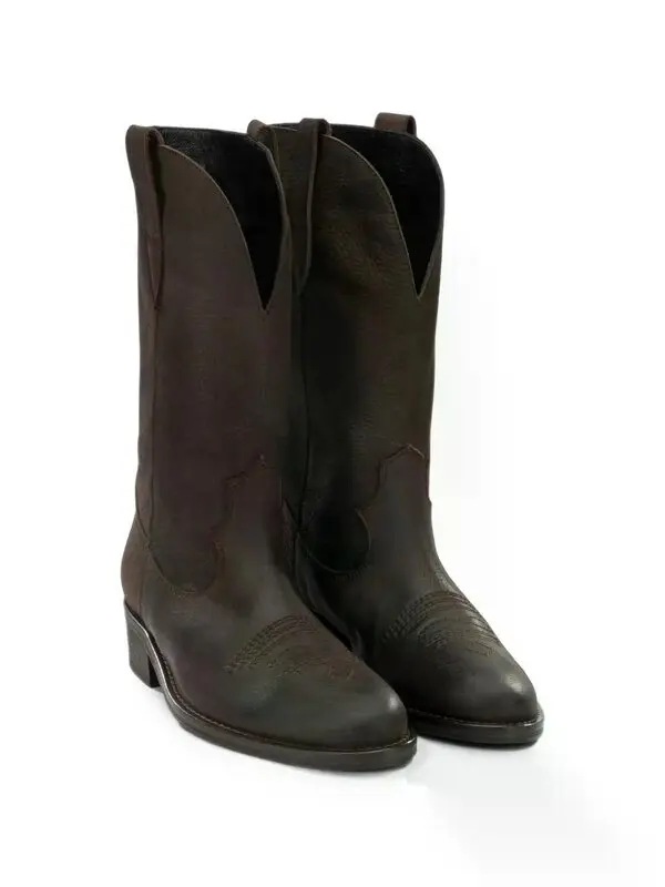 VIA ROMA 15 Western-style Panelled Boots