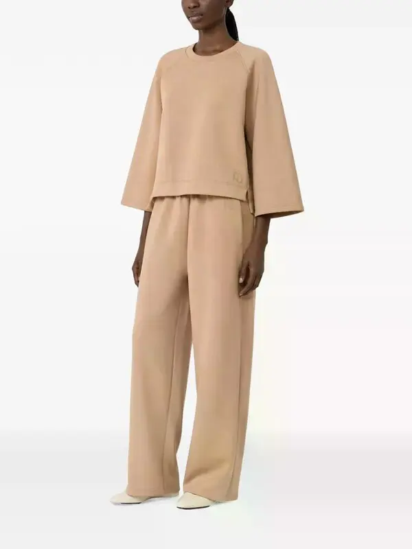 Max Mara Raglan-sleeve Side-slit Sweater