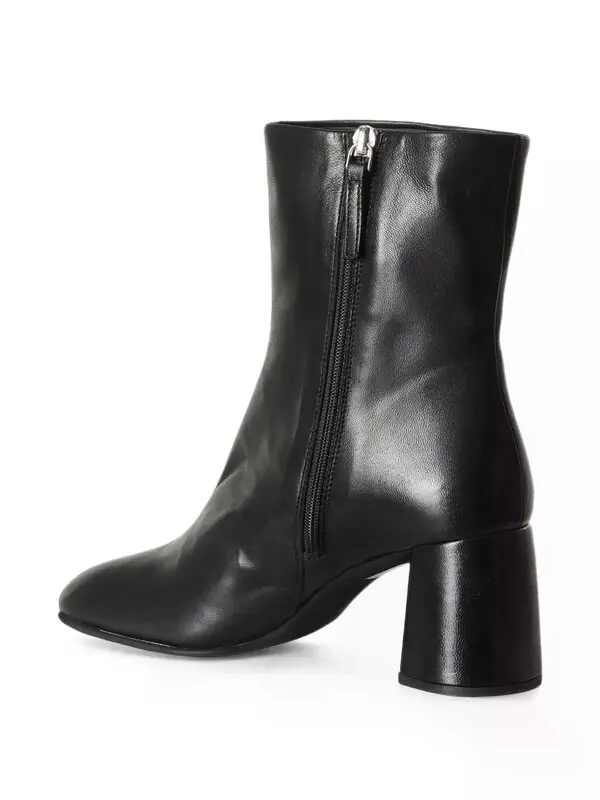 POEVE Thea Side-zip Block-heel Boots