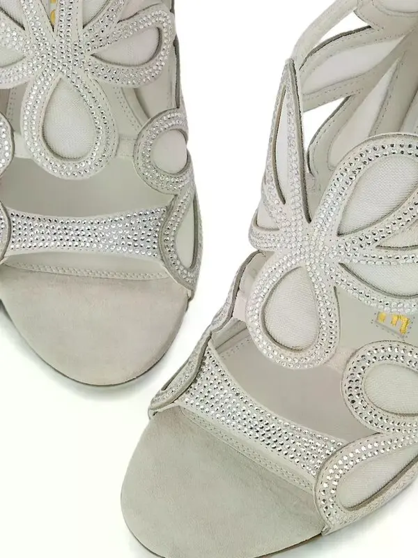KAT MACONIE Crystal-embellished Cutout Sandals