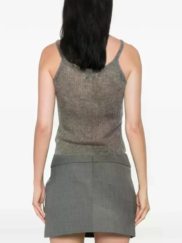 SHUSHU/TONG Knit Spaghetti-straps Top