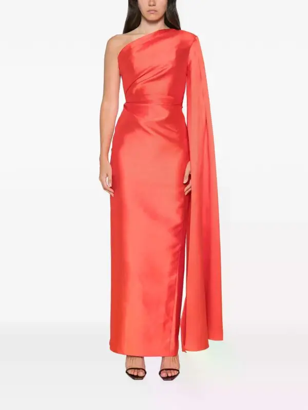 Solace London Veya One-shoulder Maxi Dress