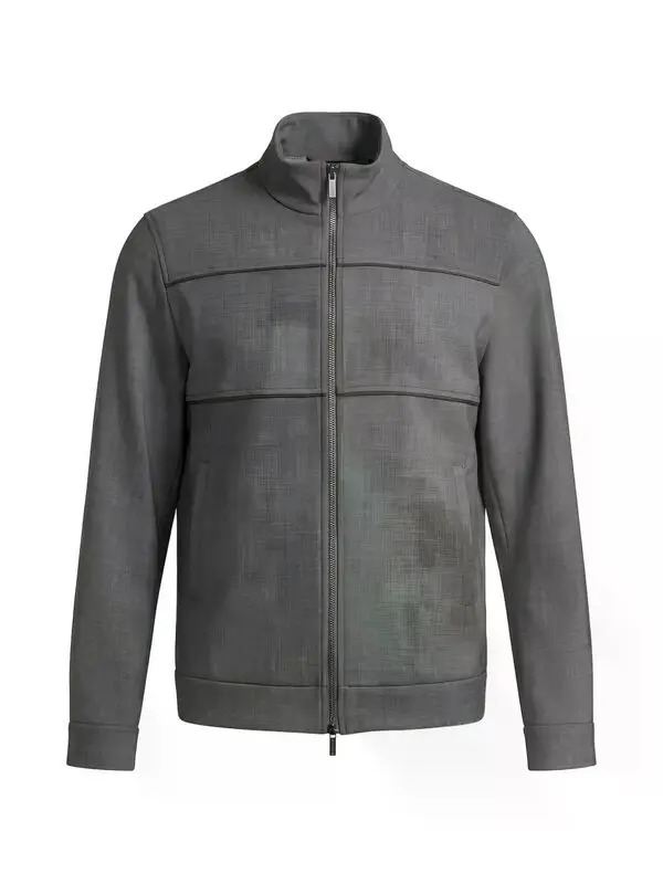 Peserico Contrast-piping Zip-up Jacket