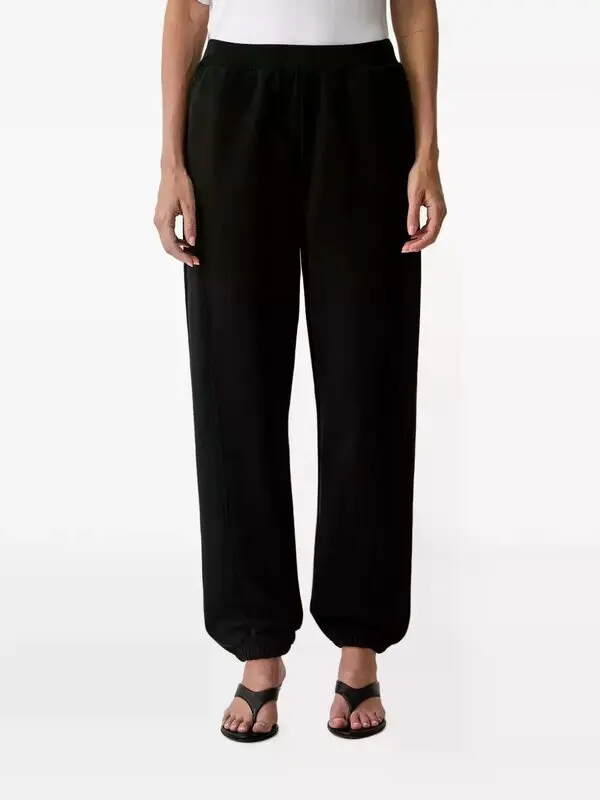 Patrizia Pepe Logo-patch Track Pants - Black