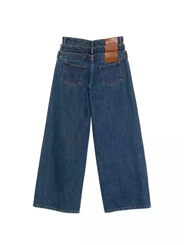 Viktor & Rolf Triple-layer Embellished Jeans