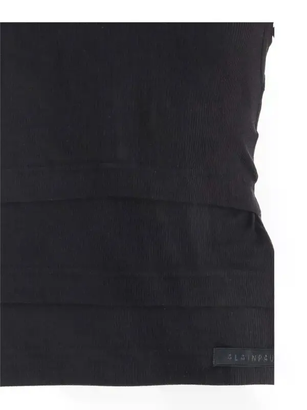 ALAINPAUL Ribbed-knit Layered-effect Top