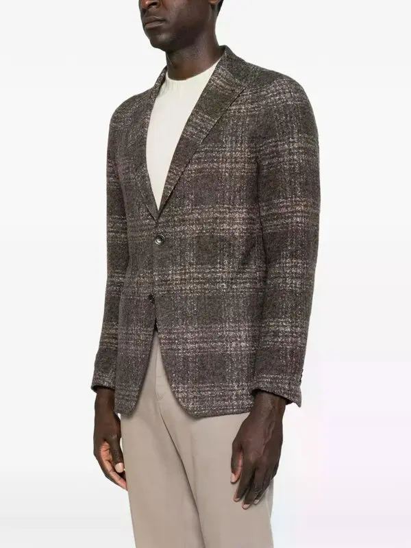 Tagliatore Check-pattern Single-breasted Blazer