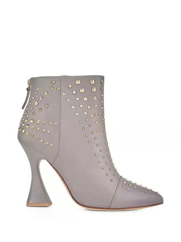 KAT MACONIE Samara Stud-embellished Ankle Boots - Grey